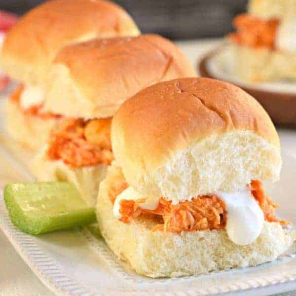 Buffalo Chicken Sandwich Recipe with Homemade Blue Cheese Dressing