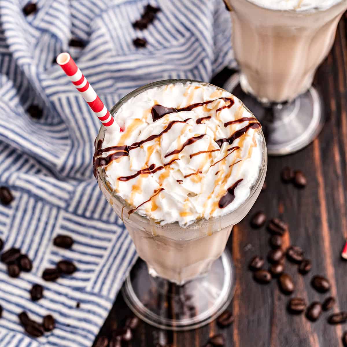 Caramel Coffee Milkshakes Recipe - Shugary Sweets