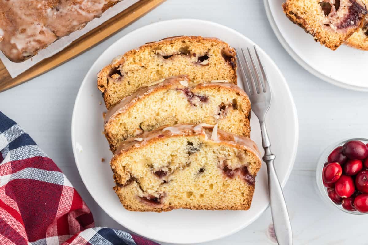 Cranberry Almond Bread Recipe - Shugary Sweets