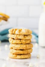 Lemon Crunch Cookies - Shugary Sweets