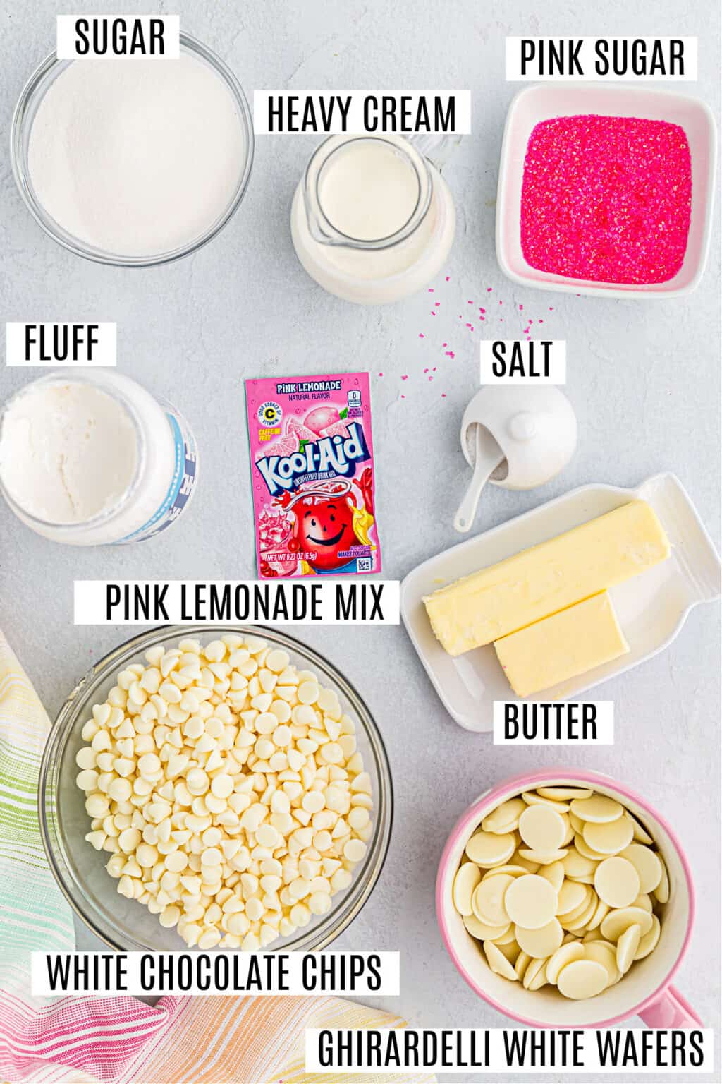 Pink Lemonade Fudge Recipe - Shugary Sweets