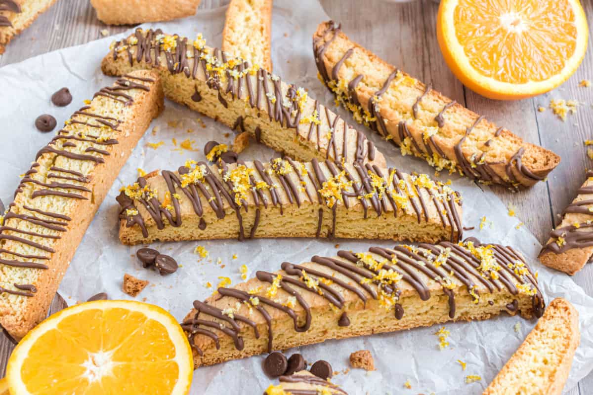 Chocolate Orange Biscotti Recipe - Shugary Sweets