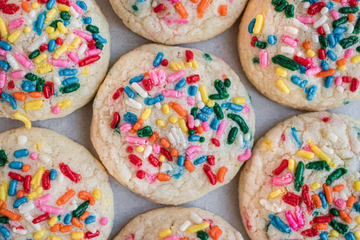 Funfetti Cookies Recipe - Shugary Sweets