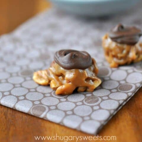 Caramel Nut Clusters Recipe - Shugary Sweets