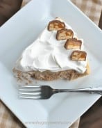 Frozen Snickers Pie Recipe - Shugary Sweets