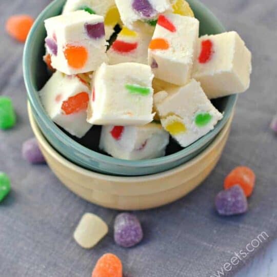 Gumdrop Fudge Recipe - Shugary Sweets