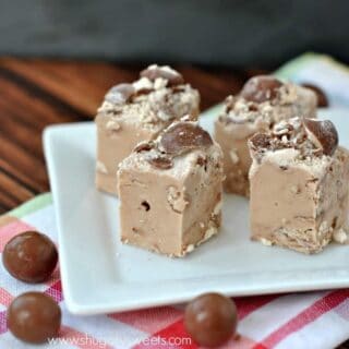 Malt Ball Fudge Recipe - Shugary Sweets