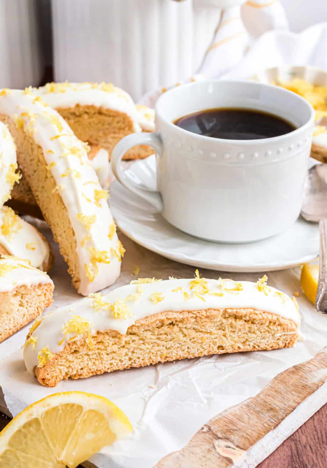 Lemon Biscotti Recipe - Shugary Sweets