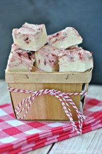 White Chocolate Raspberry Fudge - Shugary Sweets