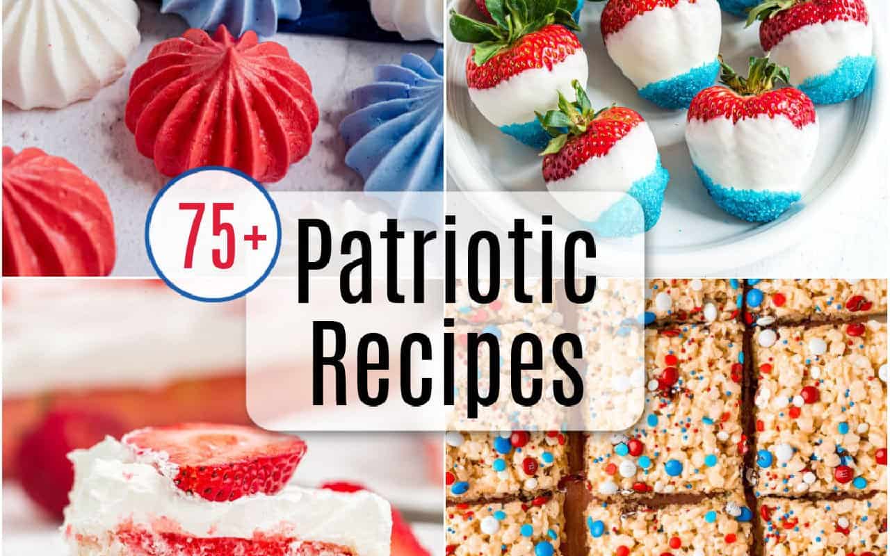 75+ Red, White, and Blue Desserts Desserts - Shugary Sweets