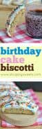 Birthday Cake Biscotti - Shugary Sweets