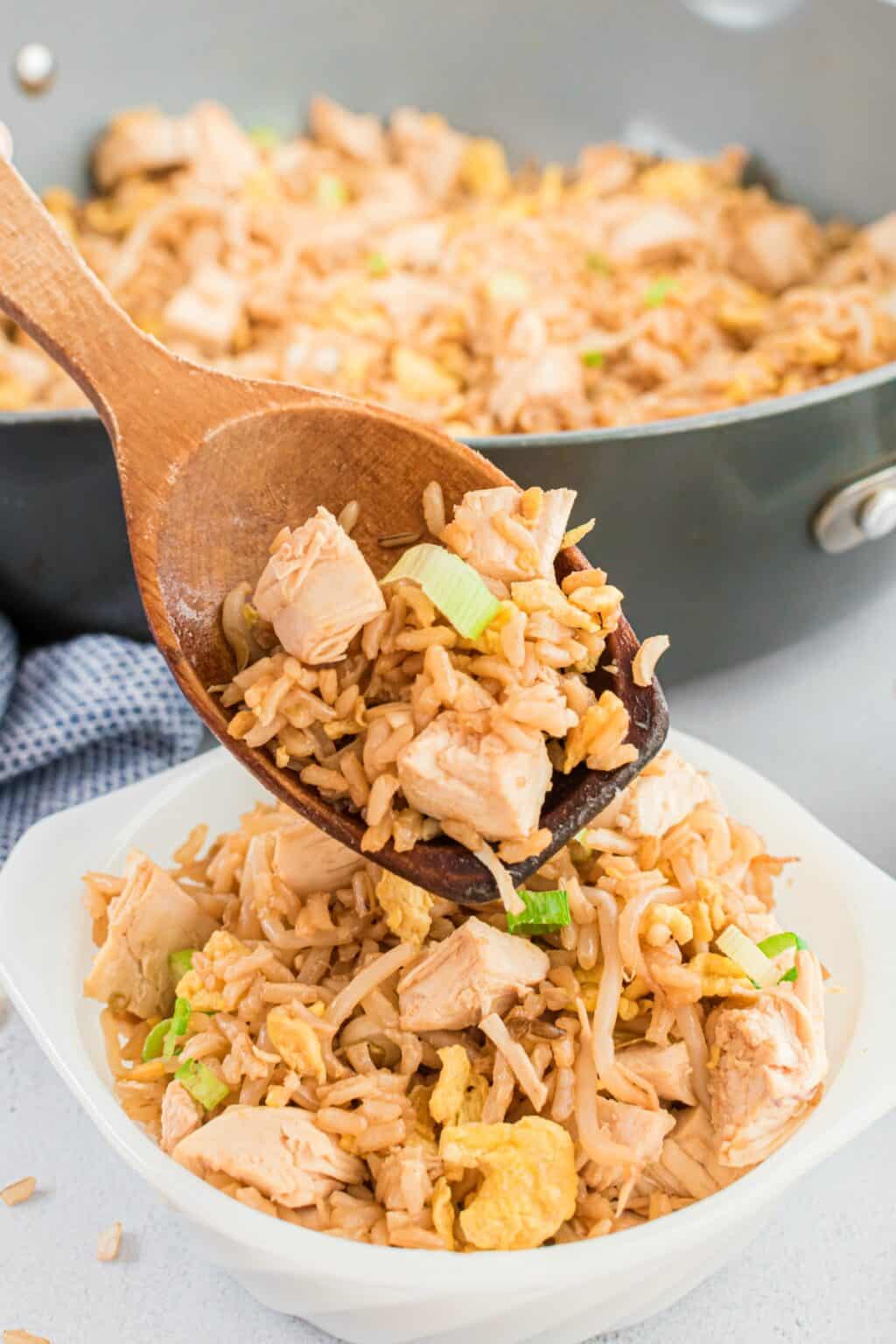 Chicken Fried Rice Recipe - Shugary Sweets