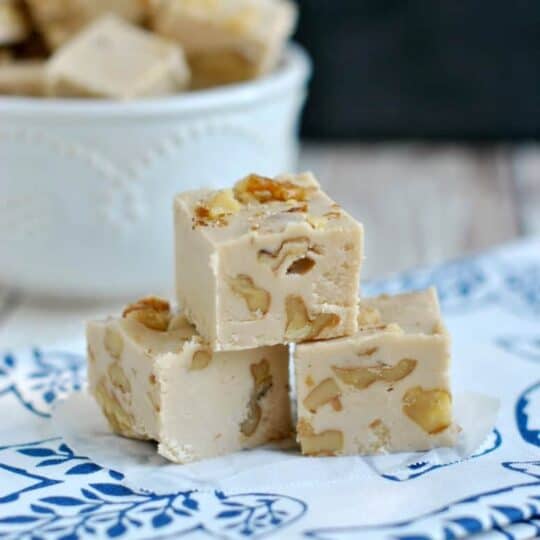 Maple Walnut Fudge Recipe - Shugary Sweets