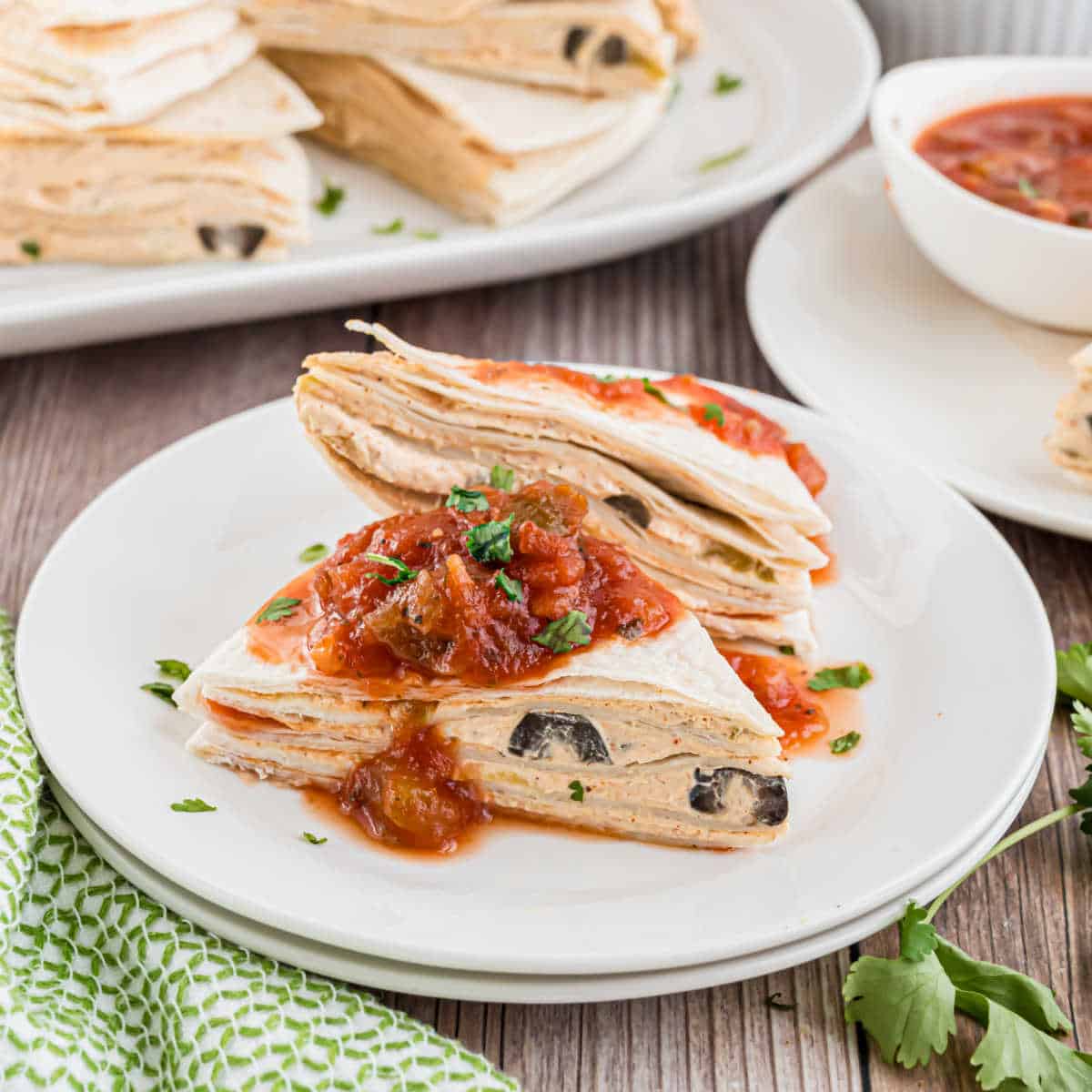 Taco Tortilla Stacks Recipe - Shugary Sweets