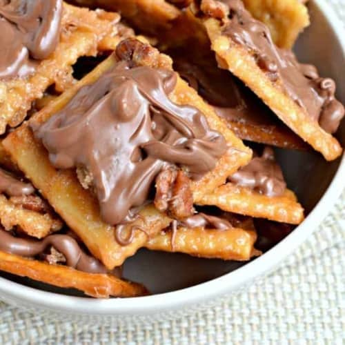 Saltine Cracker Toffee Recipe - Shugary Sweets