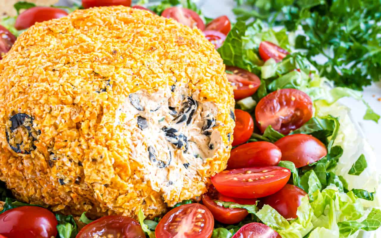 Taco Cheese Ball Recipe - Shugary Sweets