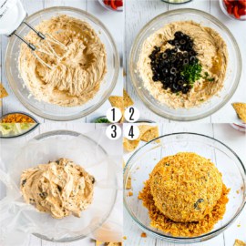 Taco Cheese Ball Recipe - Shugary Sweets