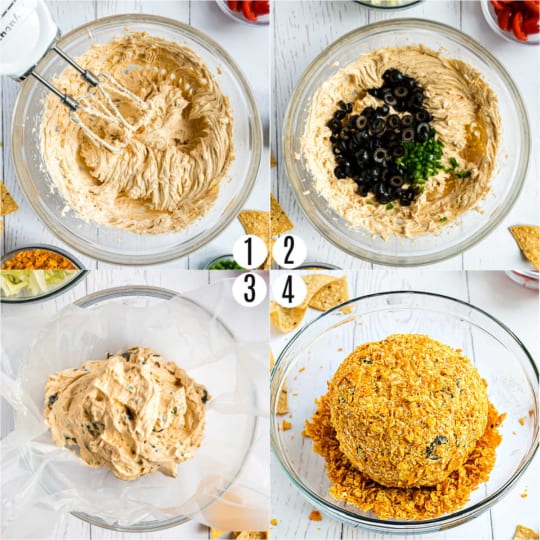 Taco Cheese Ball Recipe - Shugary Sweets