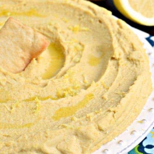 Lemon Hummus Recipe - Shugary Sweets