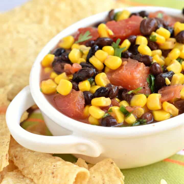 Corn and Black Bean Salsa - Shugary Sweets