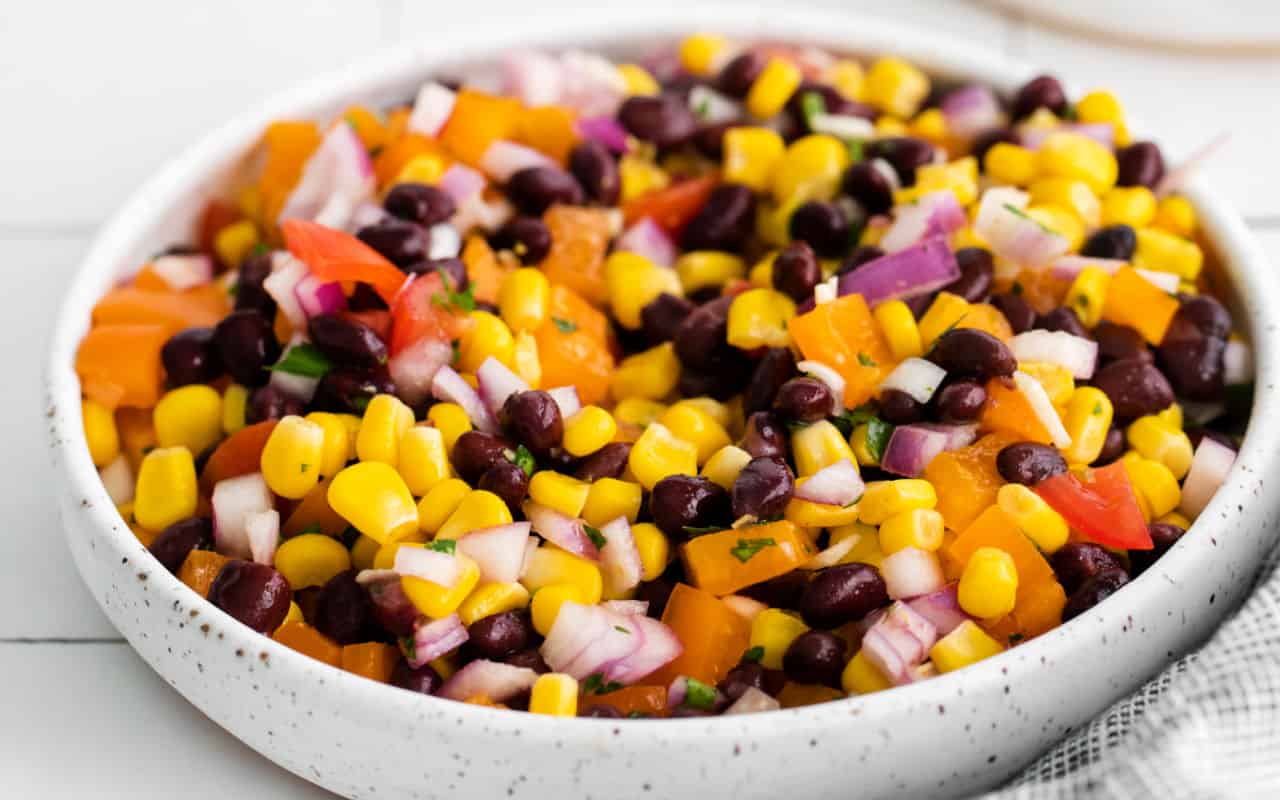 Corn and Black Bean Salsa Recipe - Shugary Sweets