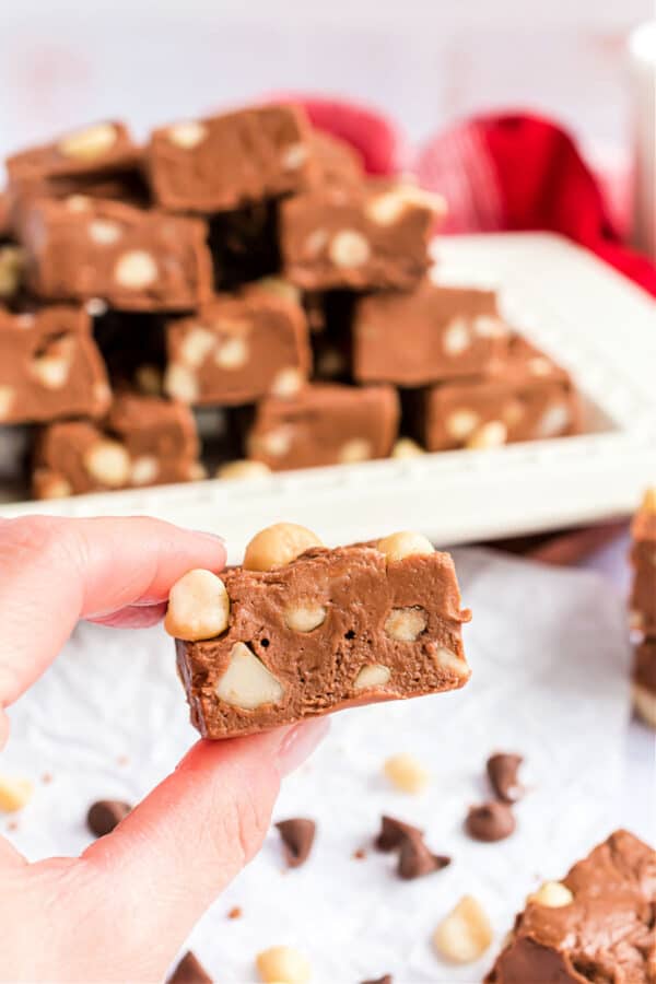 Macadamia Nut Fudge Recipe - Shugary Sweets