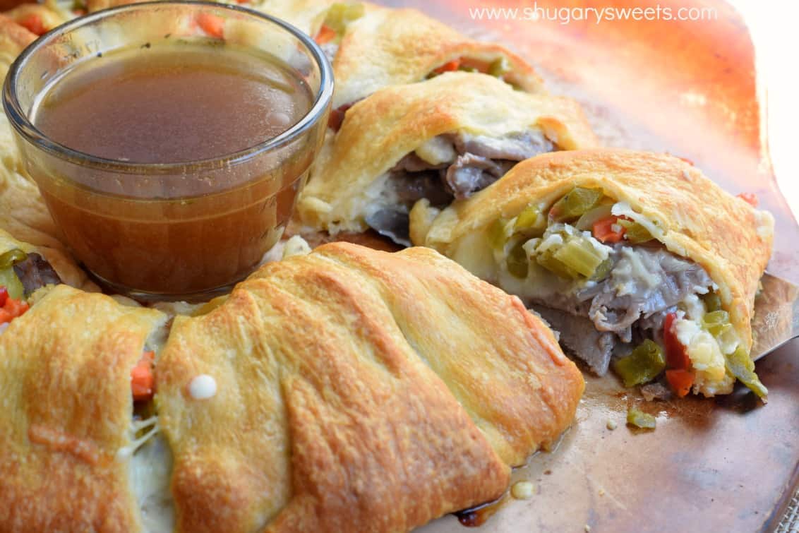 Italian Beef Ring Recipe - Shugary Sweets
