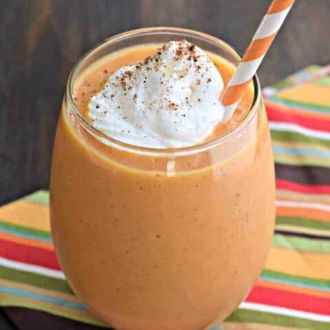 Easy Healthy Pumpkin Pie Smoothie Recipe - Shugary Sweets