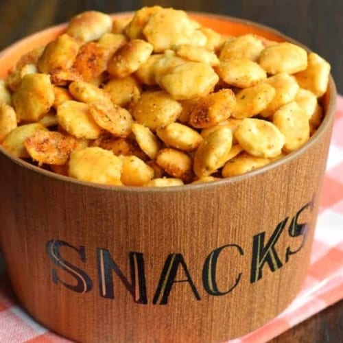 Taco Seasoned Oyster Crackers - Shugary Sweets