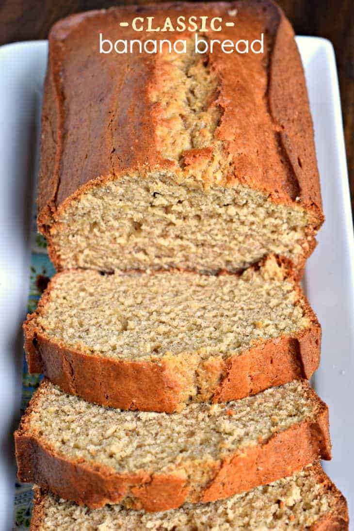 Classic Banana Bread Recipe - Shugary Sweets Classic Banana Bread Recipe - Shugary Sweets