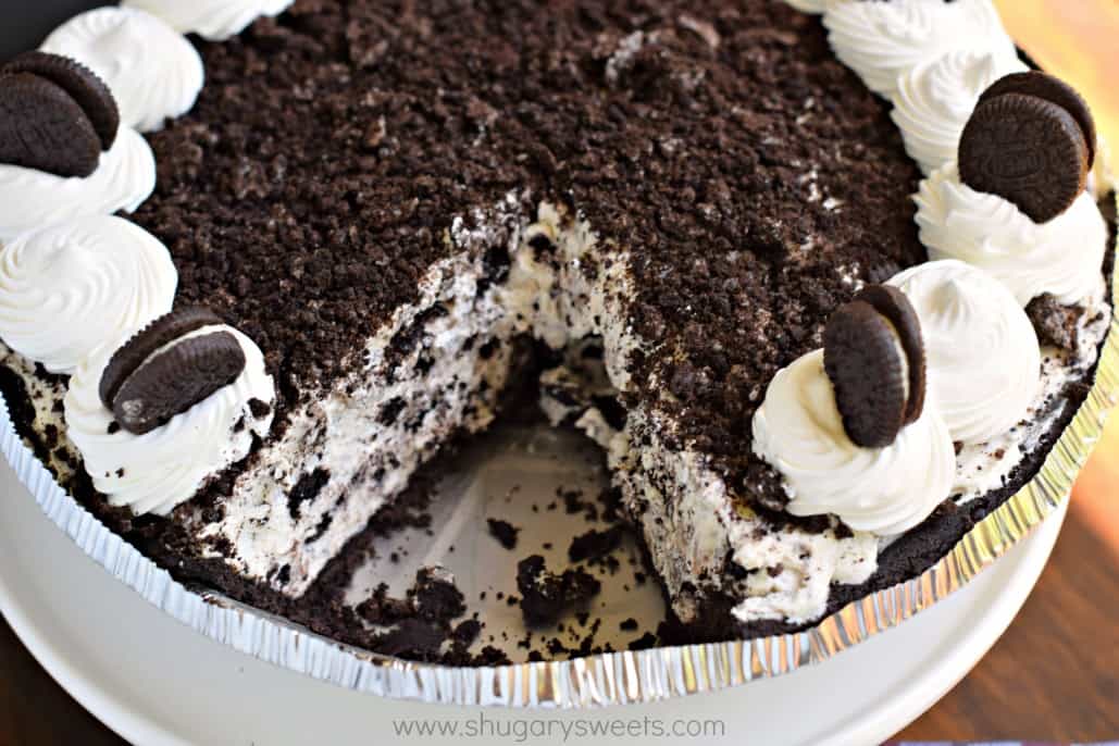 No Bake Oreo Cheesecake Recipe - Shugary Sweets