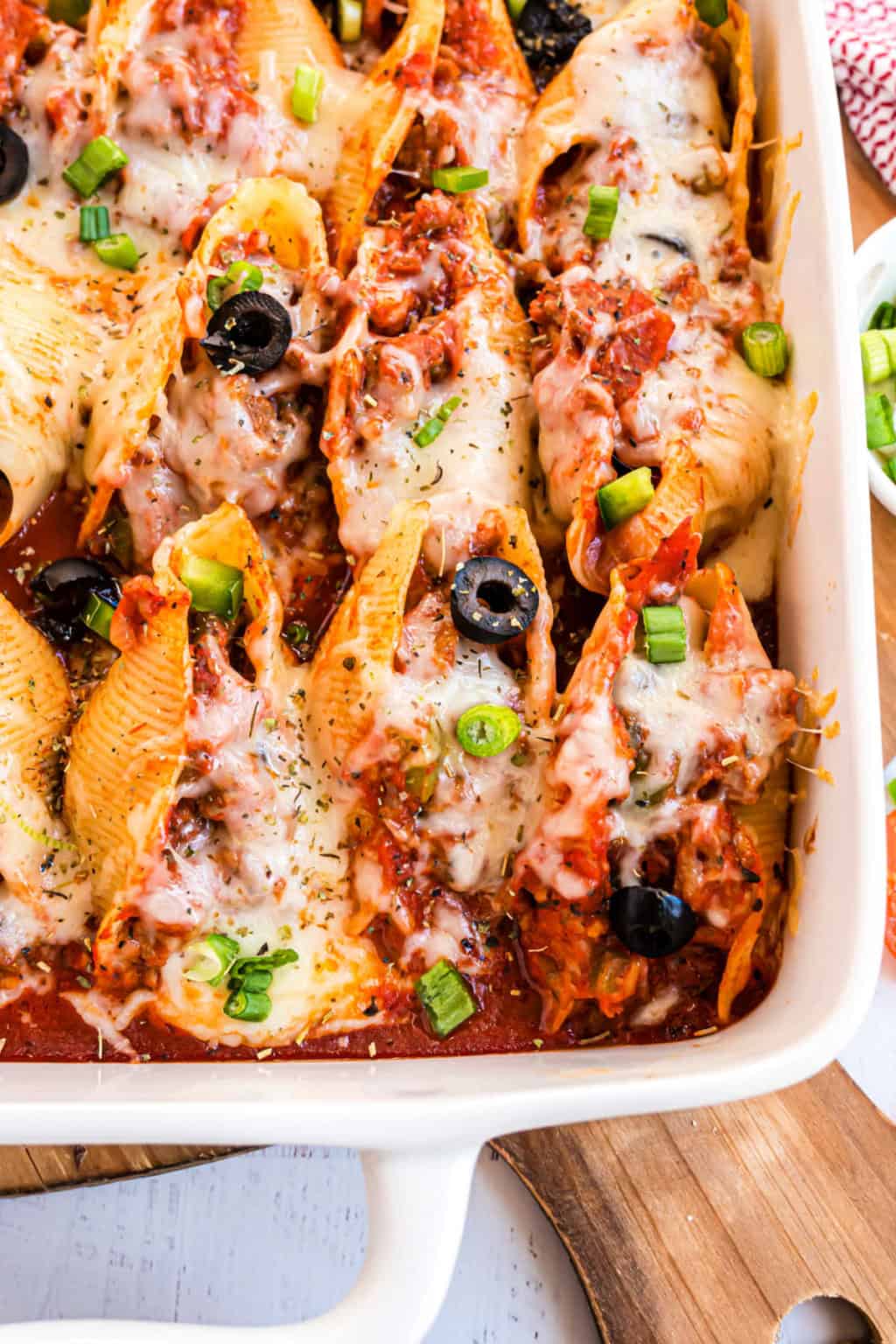 Pizza Stuffed Pasta Shells Recipe