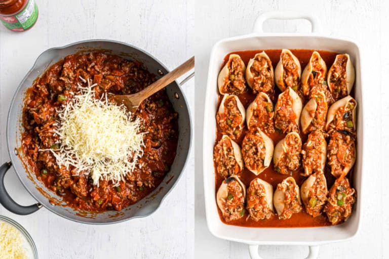 Pizza Stuffed Pasta Shells Recipe