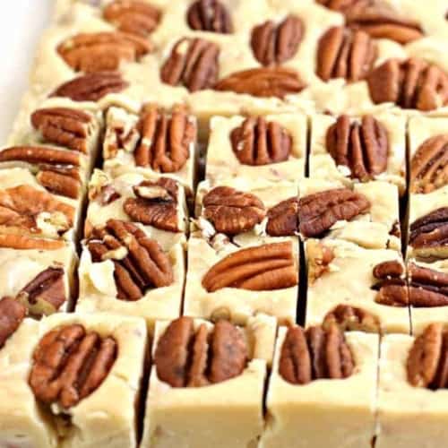 The BEST Butter Pecan Fudge Recipe - Shugary Sweets
