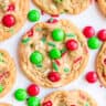 Christmas M&M'S Cookies - Shugary Sweets