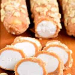 Salted Nut Roll Candy Bar Recipe - Shugary Sweets
