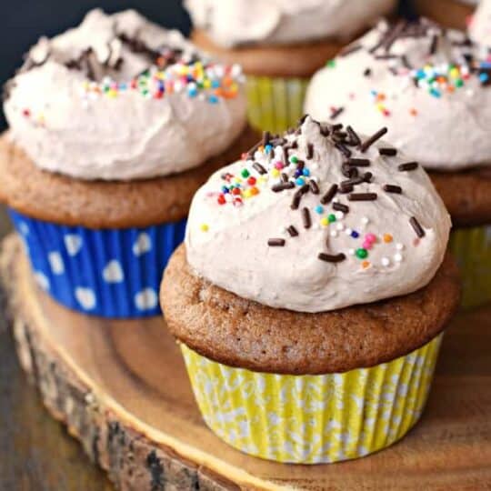 Chocolate Pudding Cupcakes - Shugary Sweets