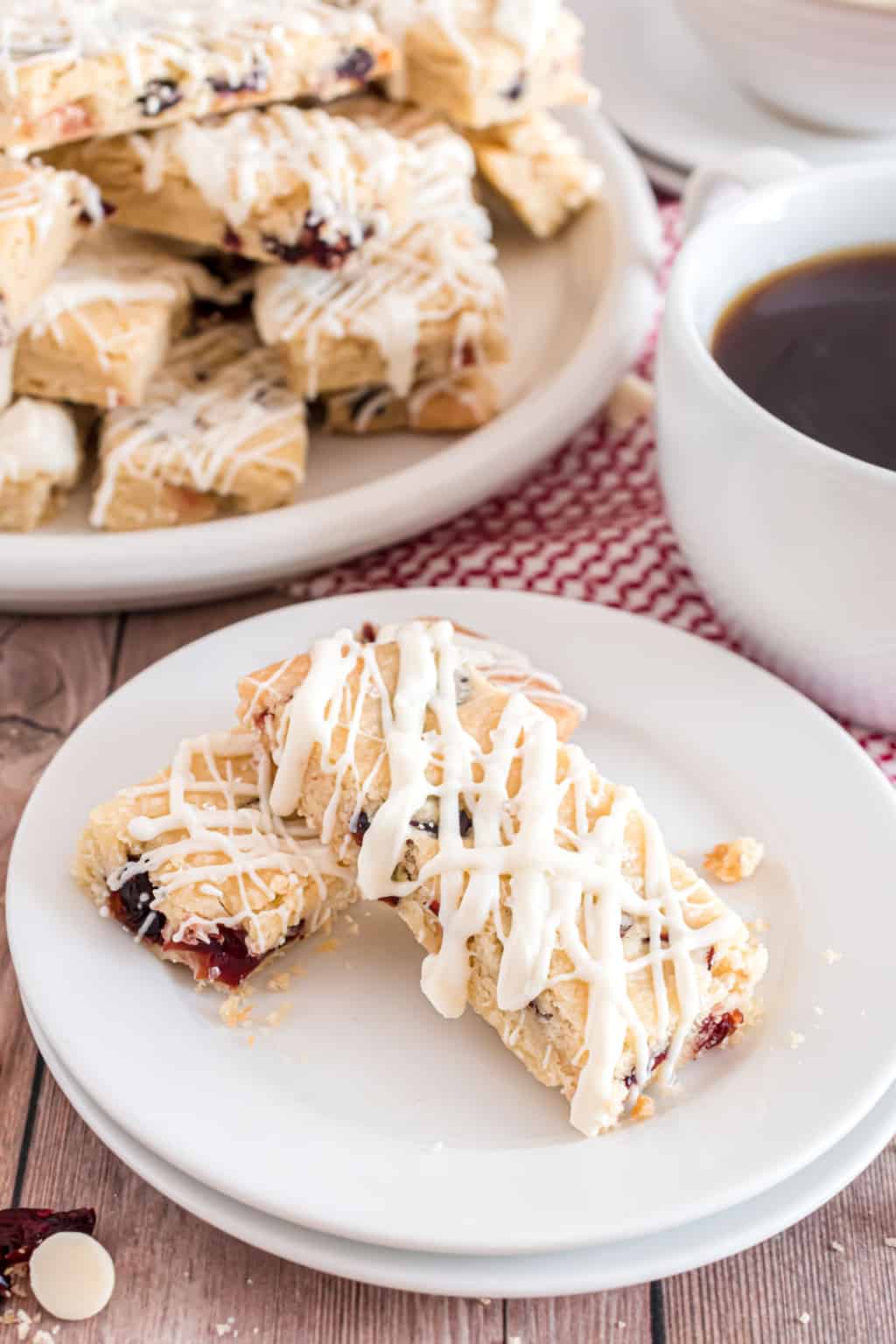 Cranberry White Chocolate Shortbread - Shugary Sweets