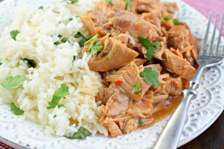 Slow Cooker Sweet Chili Chicken - Shugary Sweets