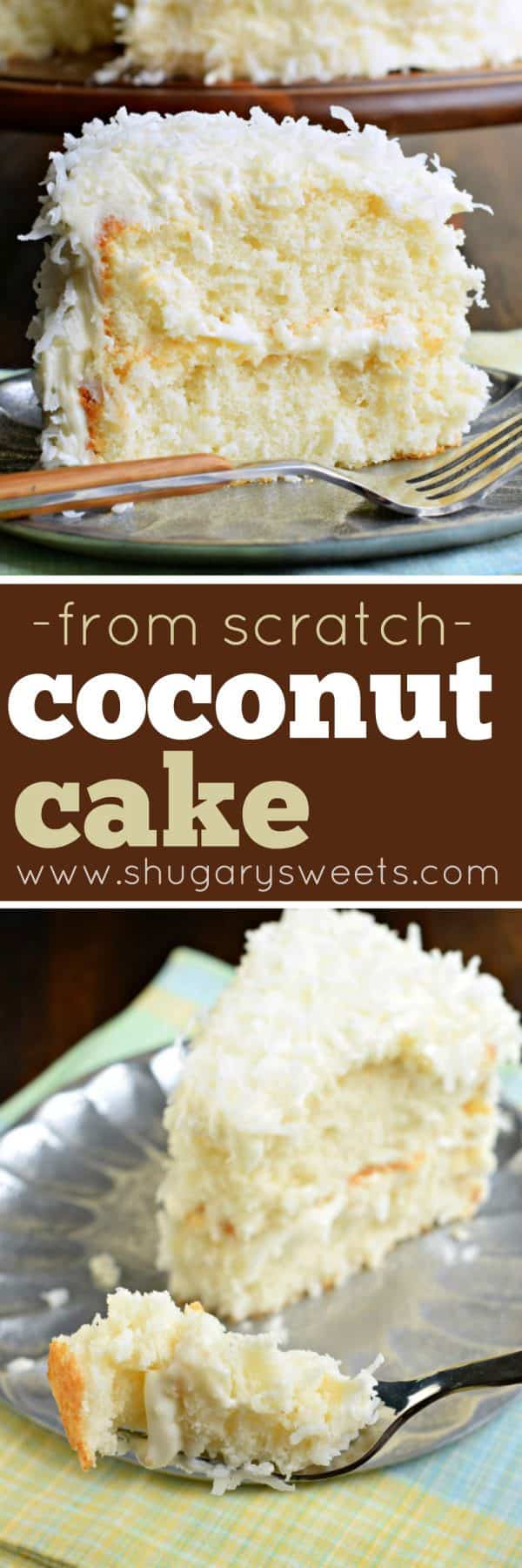 The Very Best Coconut Cake Recipe {from scratch}