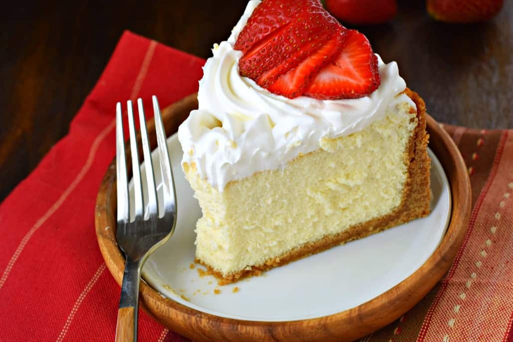 Perfect Vanilla Cheesecake Recipe - Shugary Sweets