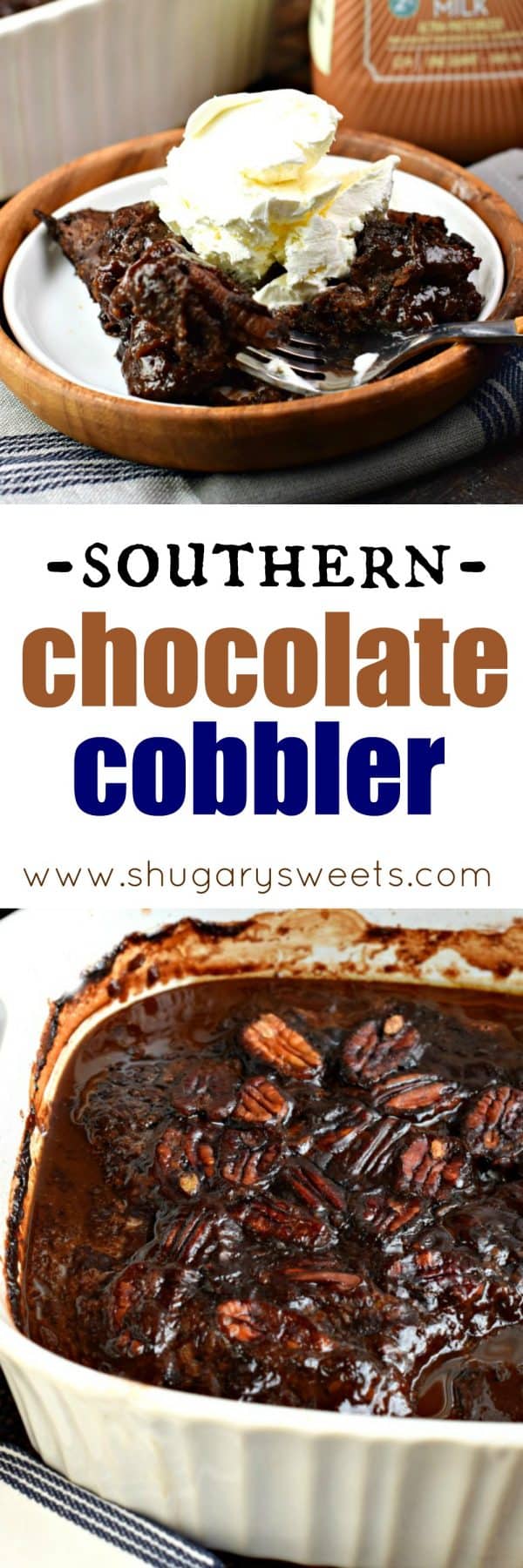 Chocolate Cobbler - Shugary Sweets