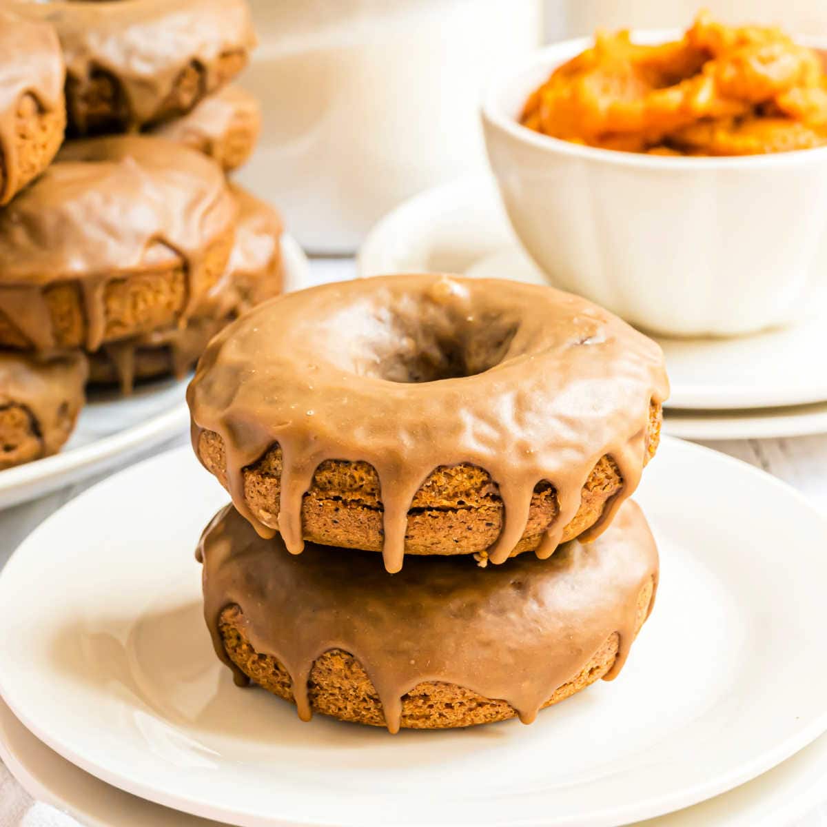 Maple Glazed Pumpkin Donuts Recipe