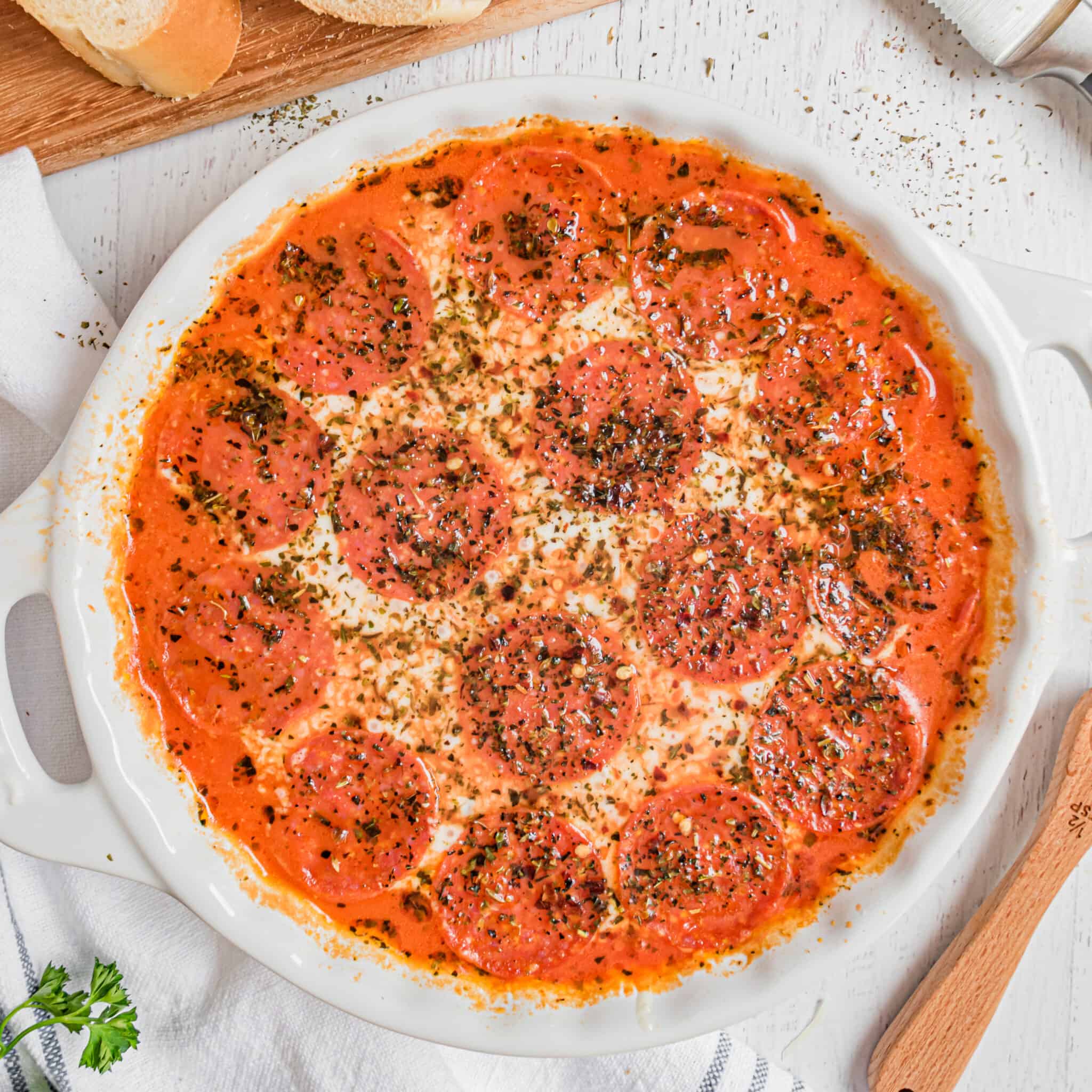 Easy Pepperoni Pizza Dip