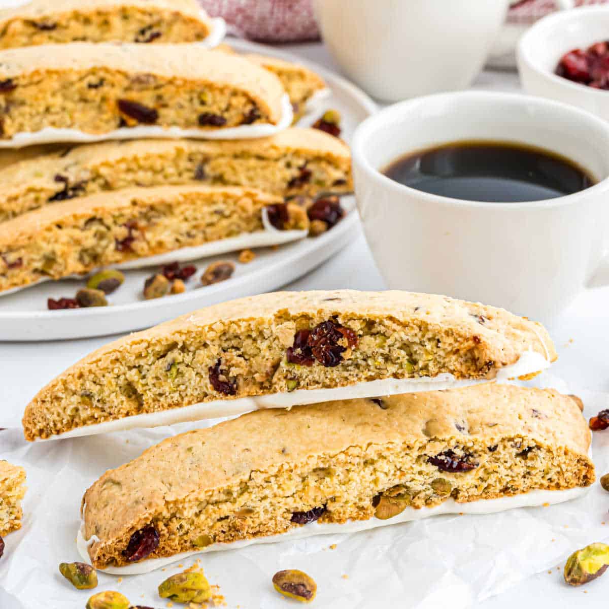 Cranberry Pistachio Biscotti Recipe