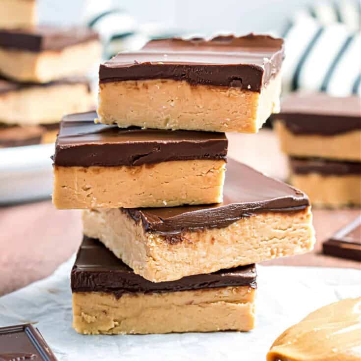 Peanut Butter Bars - Buckeye Bars