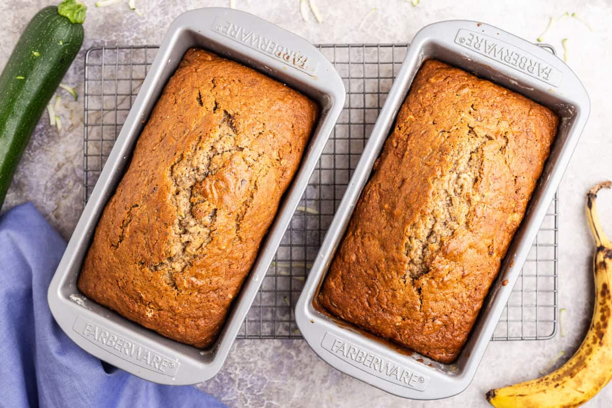 Zucchini Banana Bread Recipe - Shugary Sweets