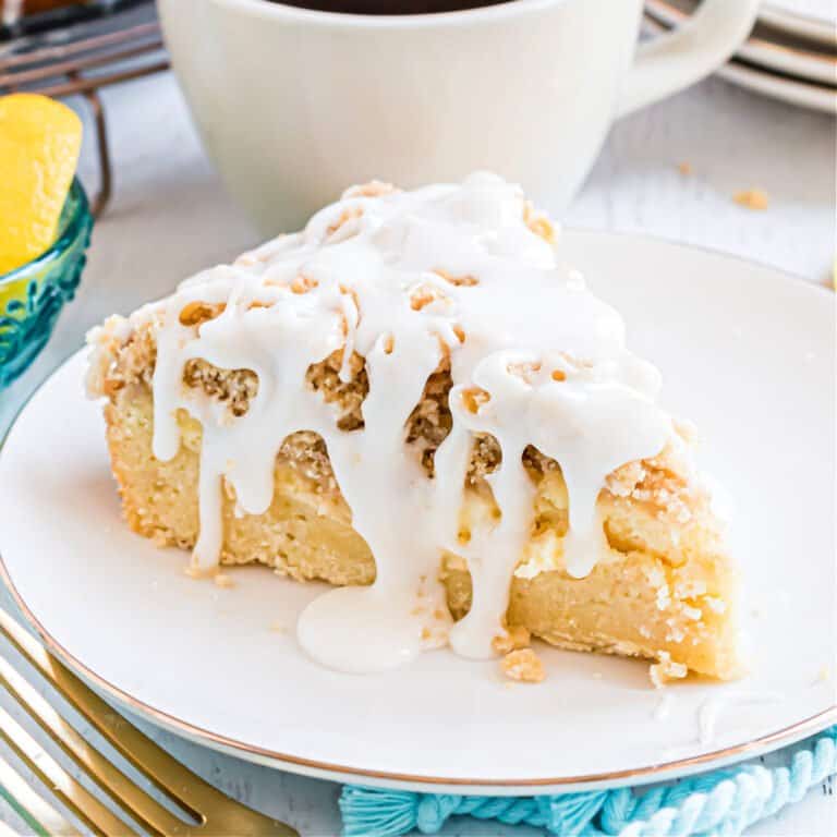 Lemon Crumb Coffee Cake Recipe - Shugary Sweets