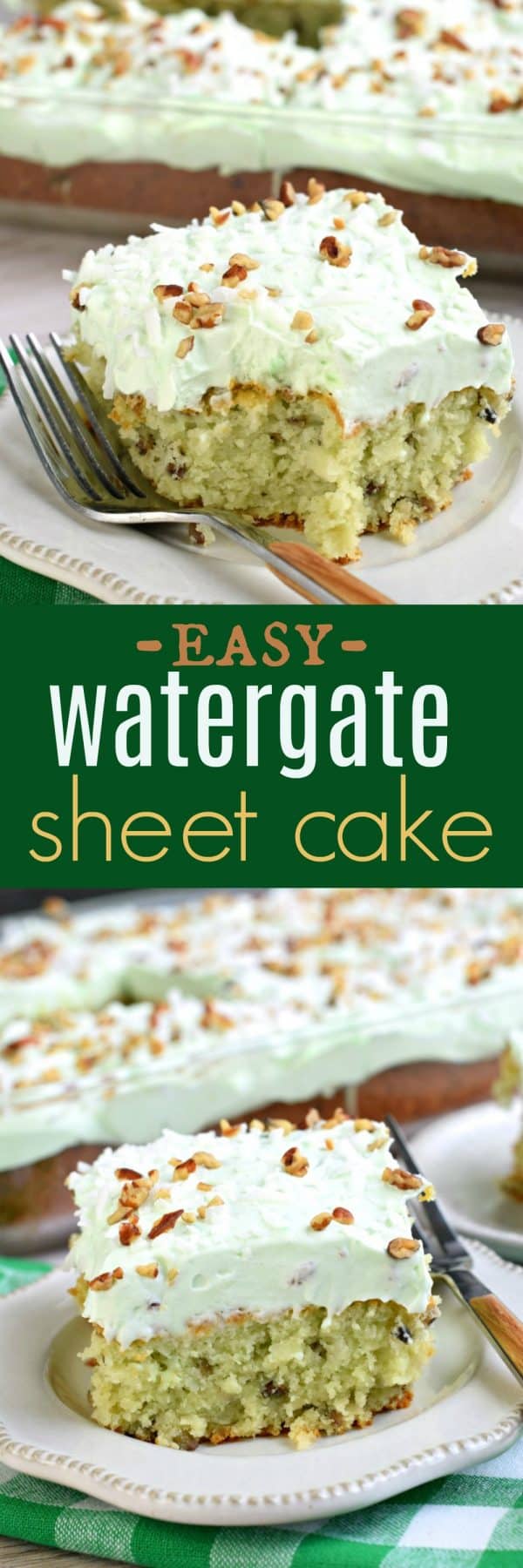 The EASIEST and BEST Watergate Sheet Cake Recipe