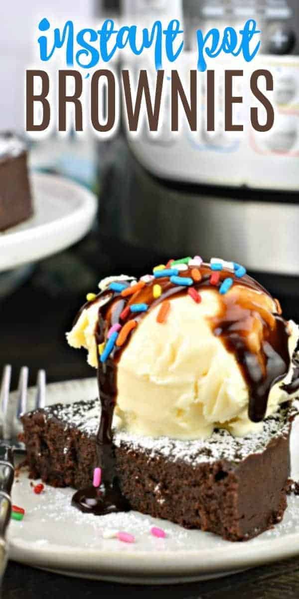 Instant Pot Brownies Recipe - Shugary Sweets
